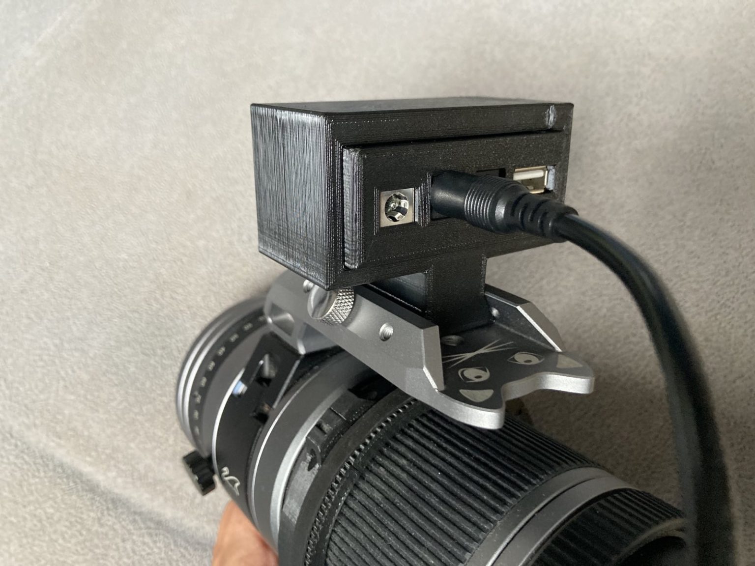 DC HUB 2 V2 guide scope shoe mount - Deep Sky Dad