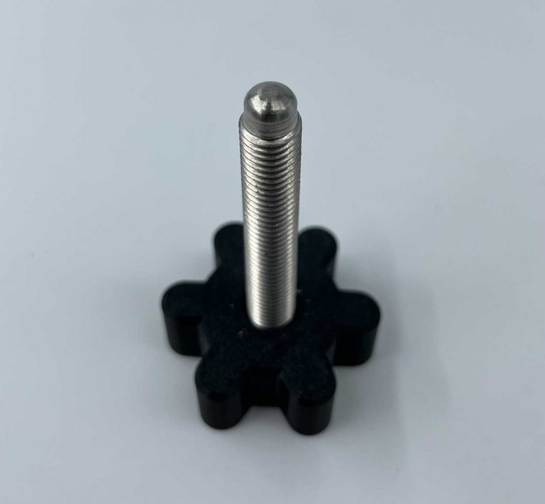 Skywatcher EQ6 azimuth replacement knobs (stainless steel, rounded tips ...